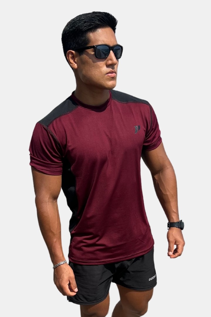 Polo Deportivo Identity Vino – Destiny Fit Wear
